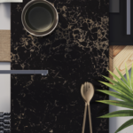 5100 Vanilla Noir Quartz Kitchen Worktop | Caesarstone