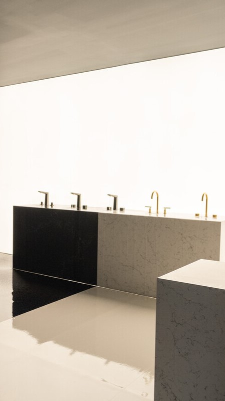 Caesarstone quartz and porcelain countertops. Life in Stone.